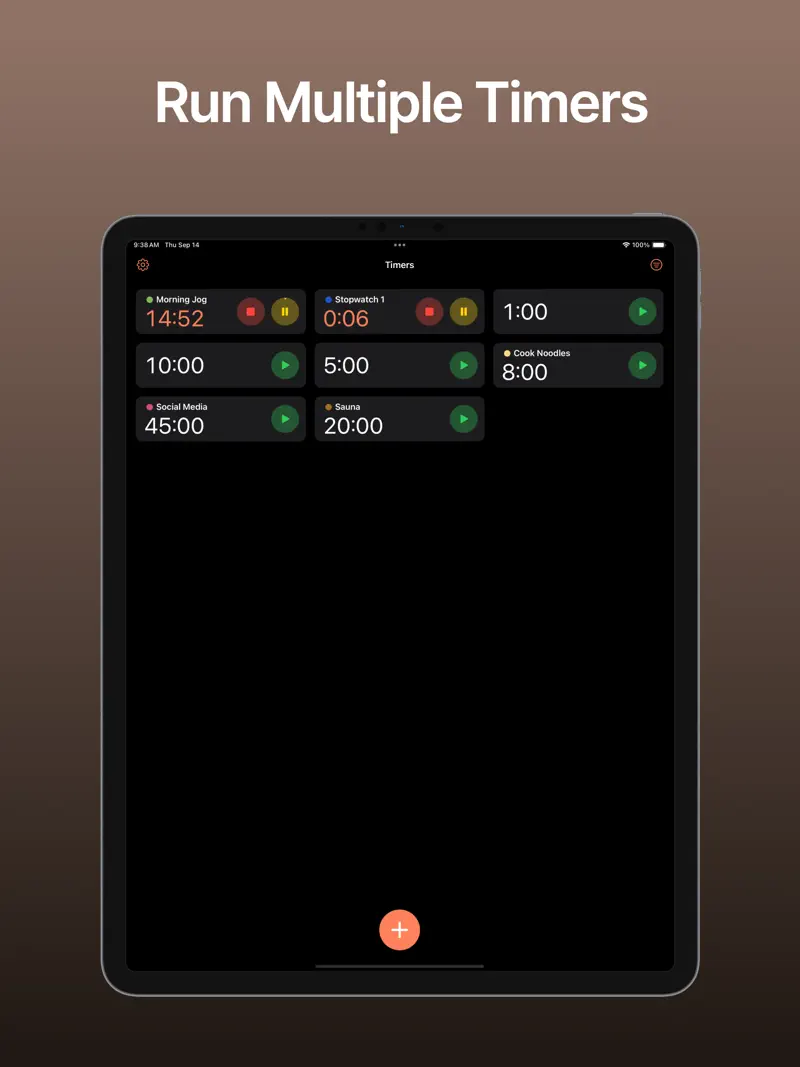 Rad Timer • Multiple Custom Timers & Widgets