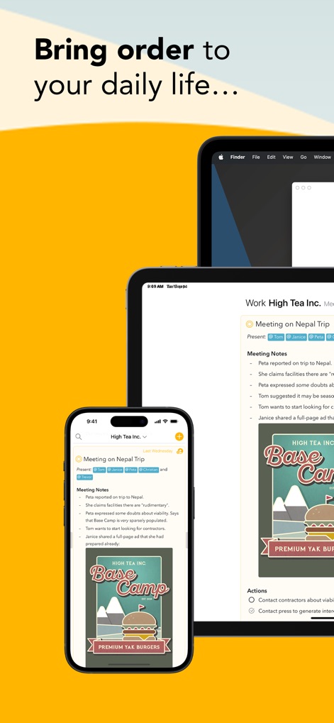 Agenda: Notes meets Calendar - Productivity App | MWM