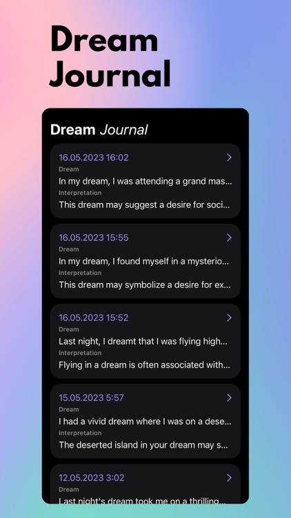 Dream Interpretation - Journal by Arda Sen