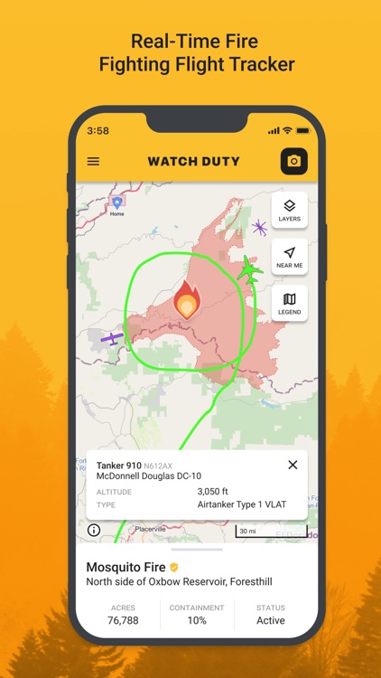 Watch Duty: Wildfire Maps by Sherwood Forestry Service, Inc.