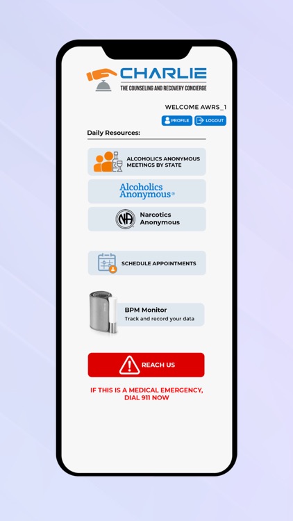 AW RECOVERY SERVICES | CHARLIE by ANOTHER WAY RECOVERY SERVICES, INC.