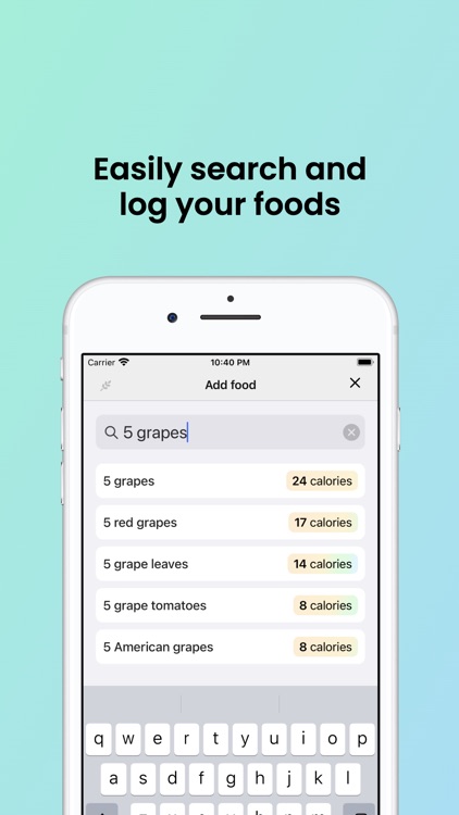 Spelt - simple calorie counter by Gus Gordon