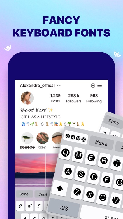 Keyboard Fonts - Aa Aesthetic by Exceed Technologies, TOO