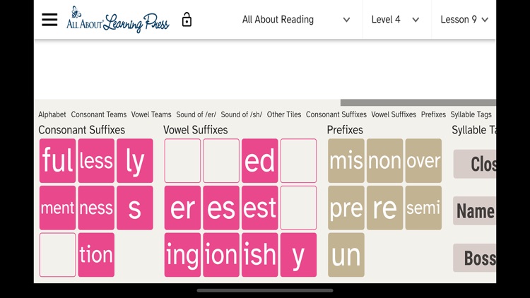 Letter Tiles for Learning by All About Learning Press, Inc.