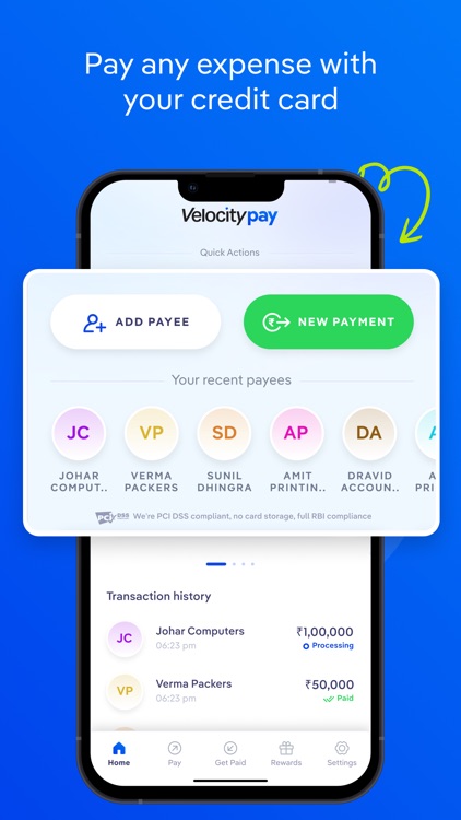 Velocity Pay: Card Payments by White Wizard Technologies Private Limited