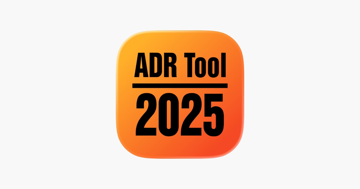 ‎App ADR Tool 2025 Dangerous Goods - App Store