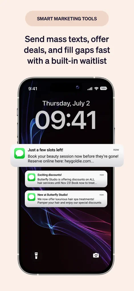 Goldie: Appointment Scheduling - Productivity App | MWM