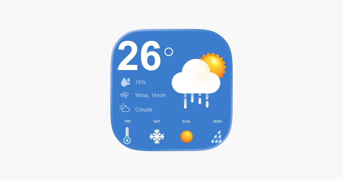‎App Weather App: Weather Forecast – App Store
