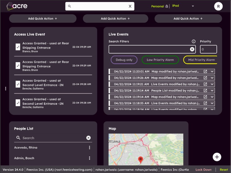 Acre Access Control by Feenics Inc.