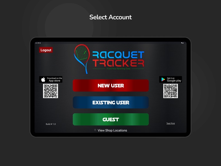 Racquet Tracker Booking by Andrew Rohlfs