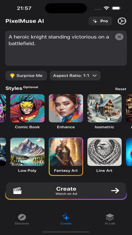 AI Art Generator -PixelMuse AI by Cuma Haznedar