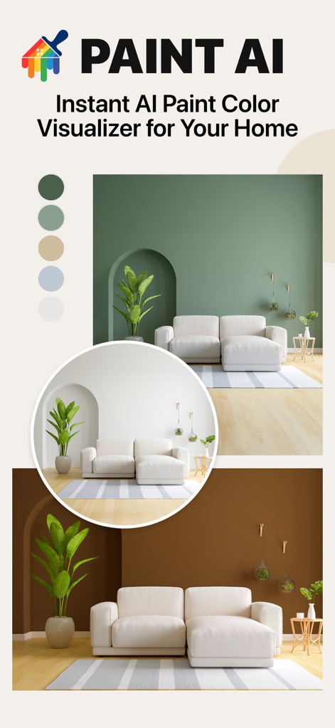 AI Paint Color Visualizer - Graphics & Design App | MWM