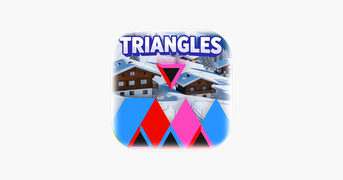 ‎Triangles - falling block fun-app - App Store