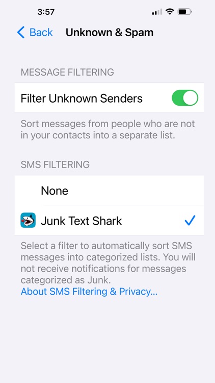 Junk Text Shark by Junk Text Shark LLC