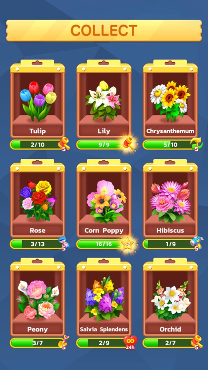 Blossom sort - Flower Games by Smart Imagine