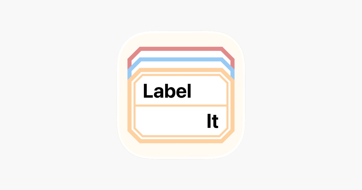 LabelIt - Label Your Life》App - App Store