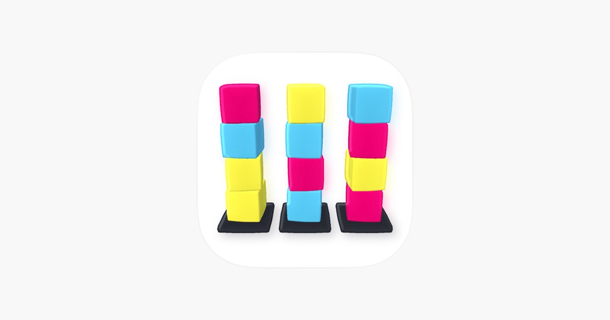 ‎Stack Sort : Color Cube Puzzle App - App Store