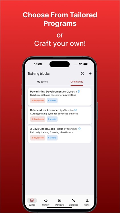 Olympian - Lifting Tracker by Can Avci