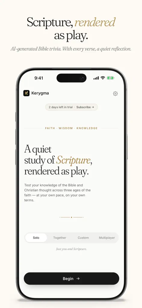 Kerygma: Bible Trivia Game - Games App | MWM