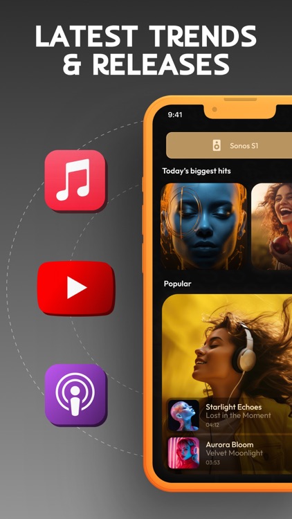 Sound Connect - Music Widget by Mariya Abashina