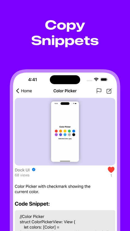 Dock UI: Snippets For SwiftUI by Maicol Cabreja Dock UI: Snippets For SwiftUI by Maicol Cabreja