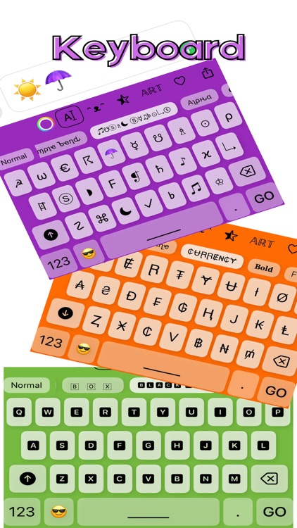 Fancy Keyboard - Cool Letters by Nitesh Singh