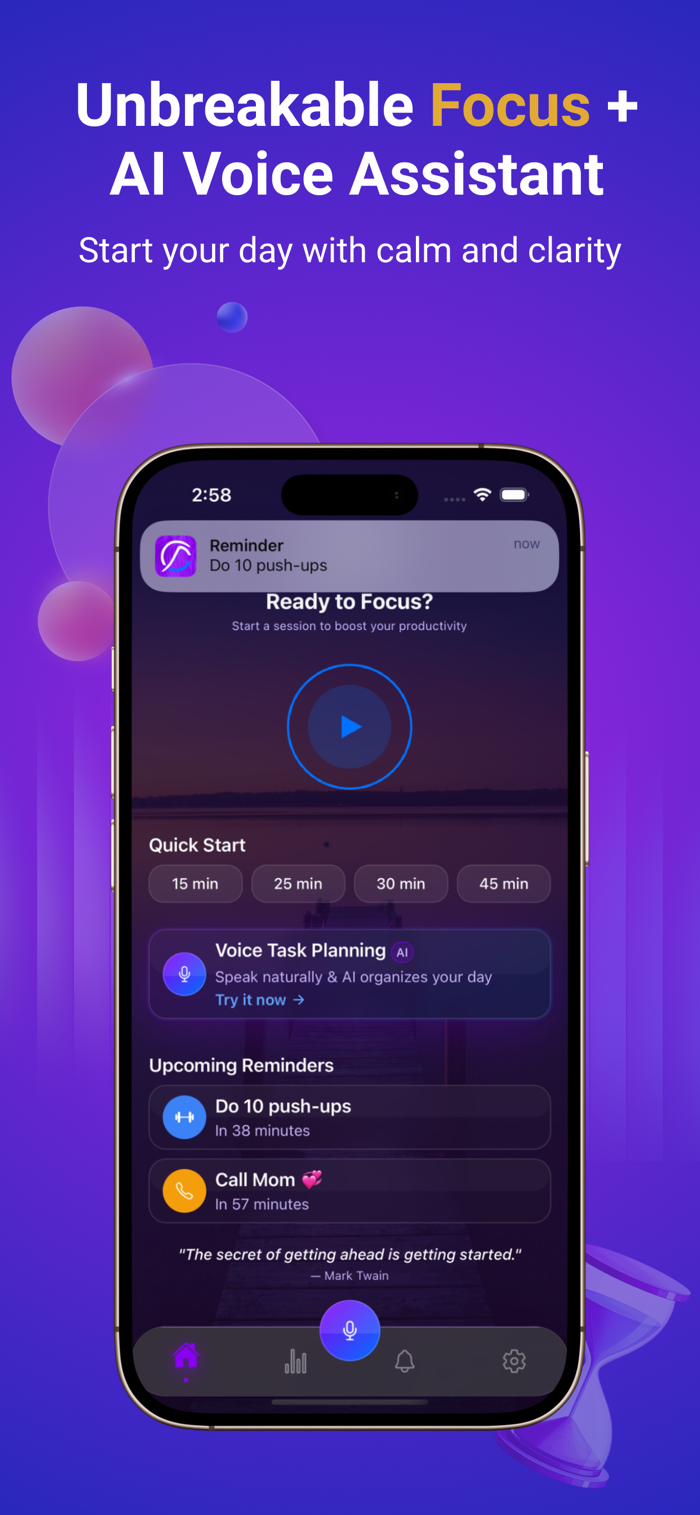FocusFlow: screen time - Focus without lifting a finger