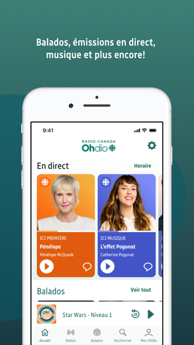 Télécharger Radio-Canada OHdio sur PC - Windows 10 et 11 - Windowsapp.fr