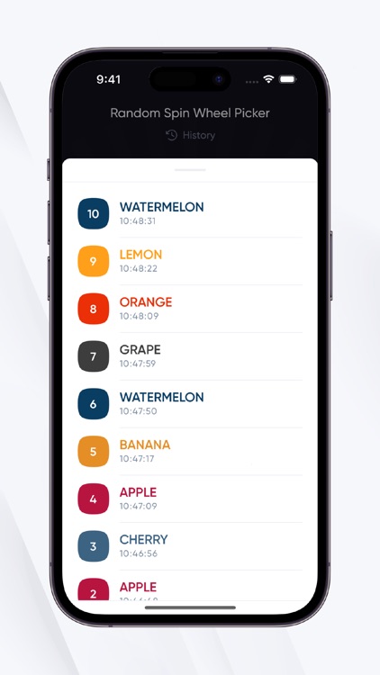 Random Spin Wheel Picker Game by UGUR DALKIRAN