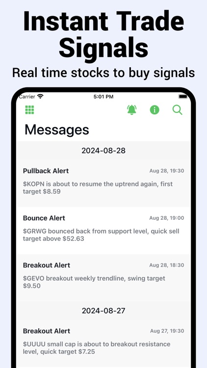Trade Alert - Stocks, Options by SHAREIT WIDGET PTE. LTD.