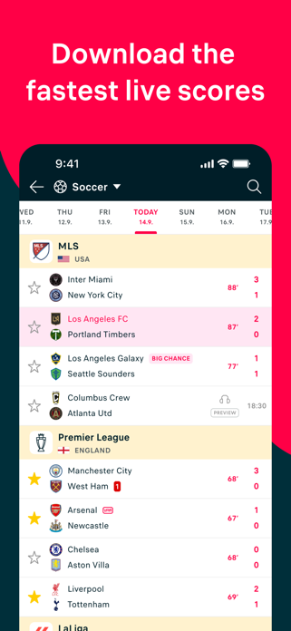 Flashscore: Live Scores & News for iPhone - Free App Download