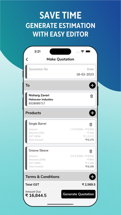 Estimate & Invoice - Maker by Umang Kathiyara