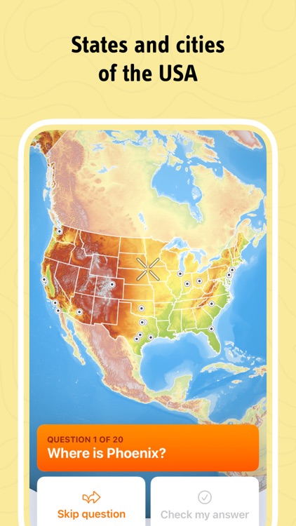 geotrainer: Geography Map Quiz by Ralf Ebert