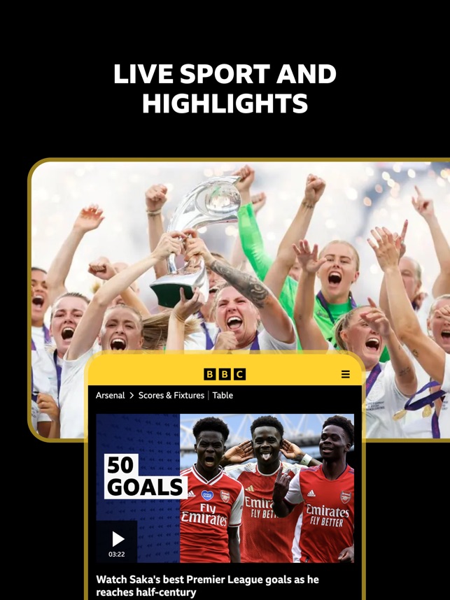 Bbc scores store