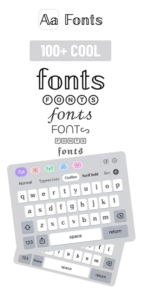 199+ Best Keyboard Fonts Cool Fonts Apps for iPhone (2026) | Free ...