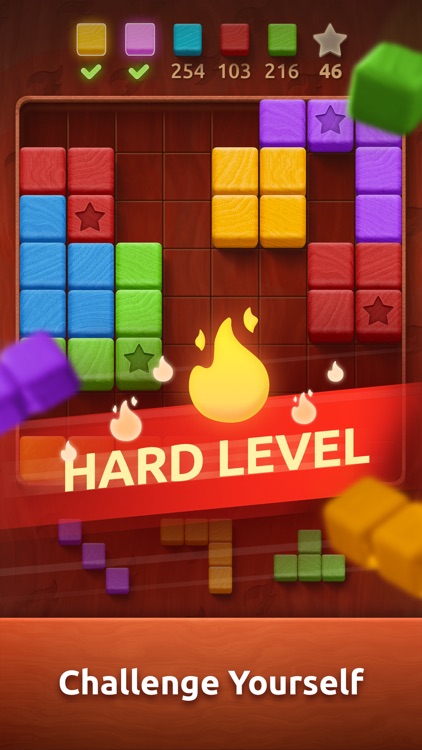 Colorwood Blocks: Wood Puzzle by Burny Games