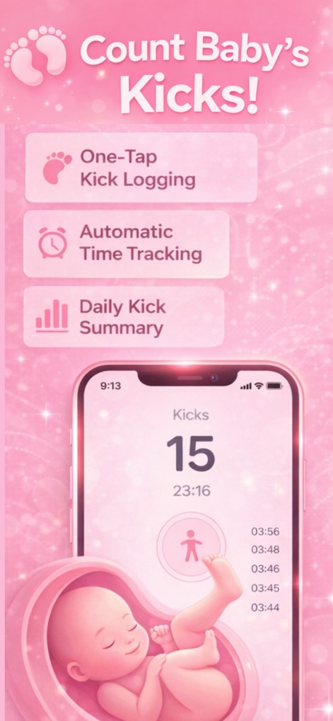 Baby Kick Counter - Tracker - Medical App | MWM