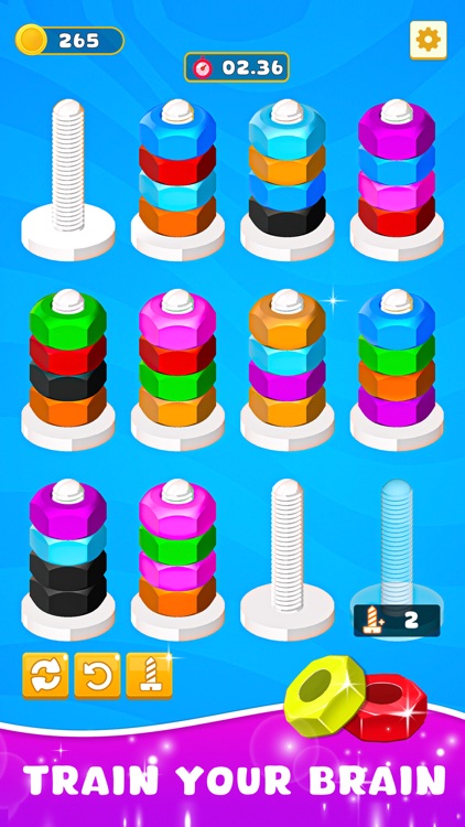 Nuts Color Bolts: Sorting Game by The Game Storm Studios (Pvt) Ltd