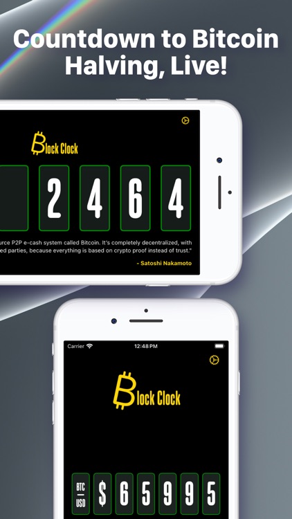 Bitcoin Clock - iBlockClock by Vitor Manuel Paixao