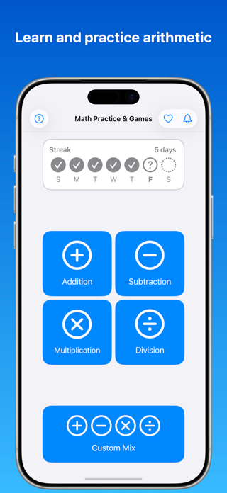 Mental Math Practice & Games for iPhone - Free App Download