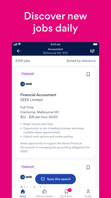 SEEK Jobs Search & Employment for iPhone - Free App Download
