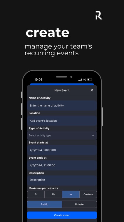 Rely: Organize Team Sports by Rely SIA