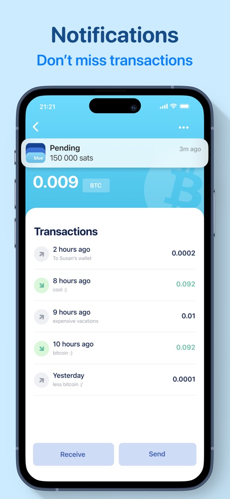 BlueWallet - Bitcoin wallet - Finance App | MWM