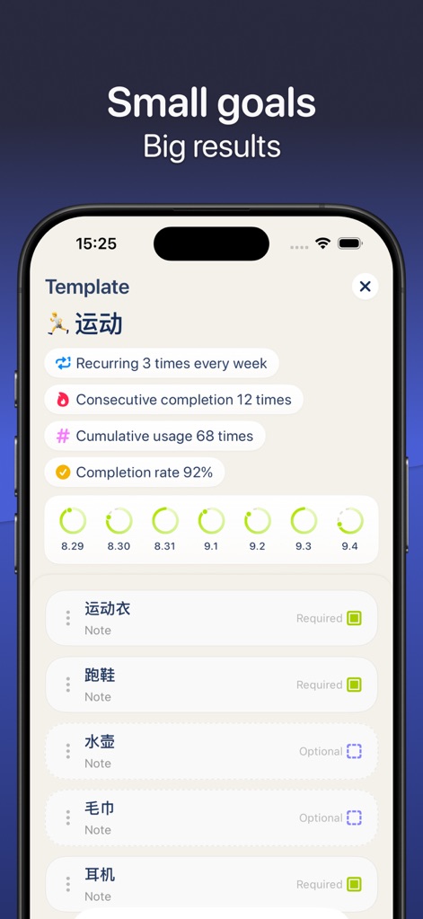 Daily Routine Checklist·OhWait - App di Produttività | MWM