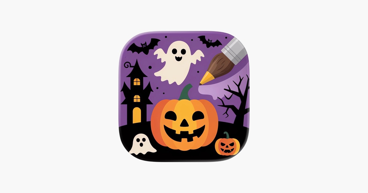 ‎Halloween Coloring: Spooky Fun App - App Store