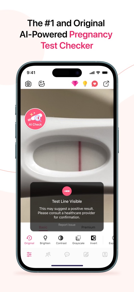 Pregnancy Test Checker - Health & Fitness App | MWM
