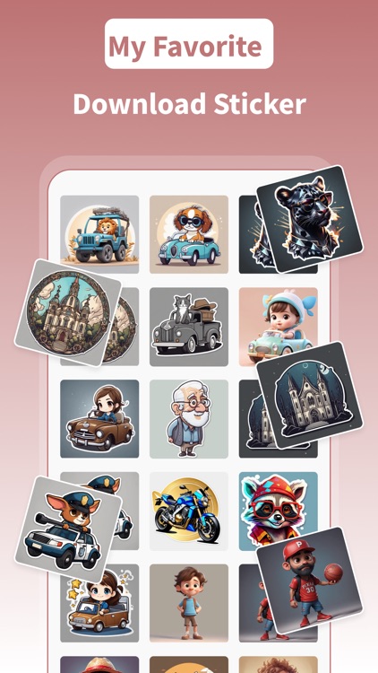 AI Sticker Generator by Mit Gabani