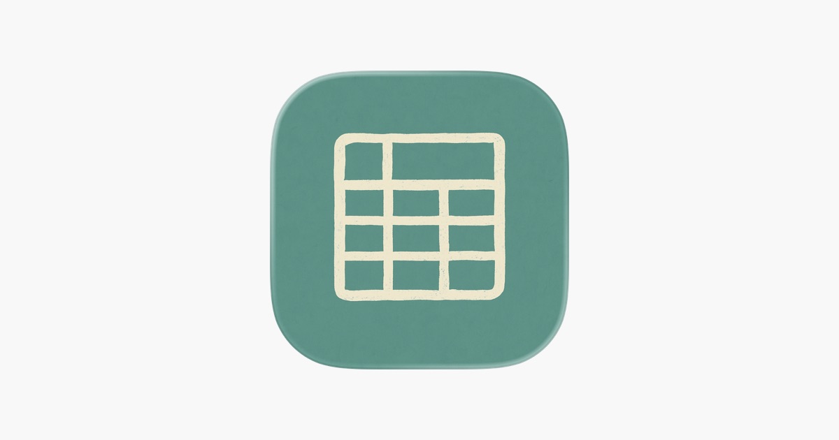 ‎MiniSheet Mini Spreadsheet App - App Store