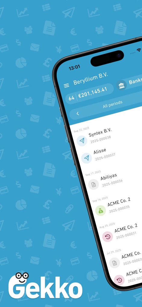 Gekko Invoicing and payments - Finance App | MWM
