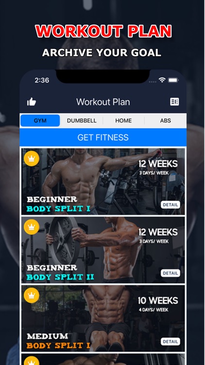 Gym Workout: Fitness Planner by Truong Nguyen
